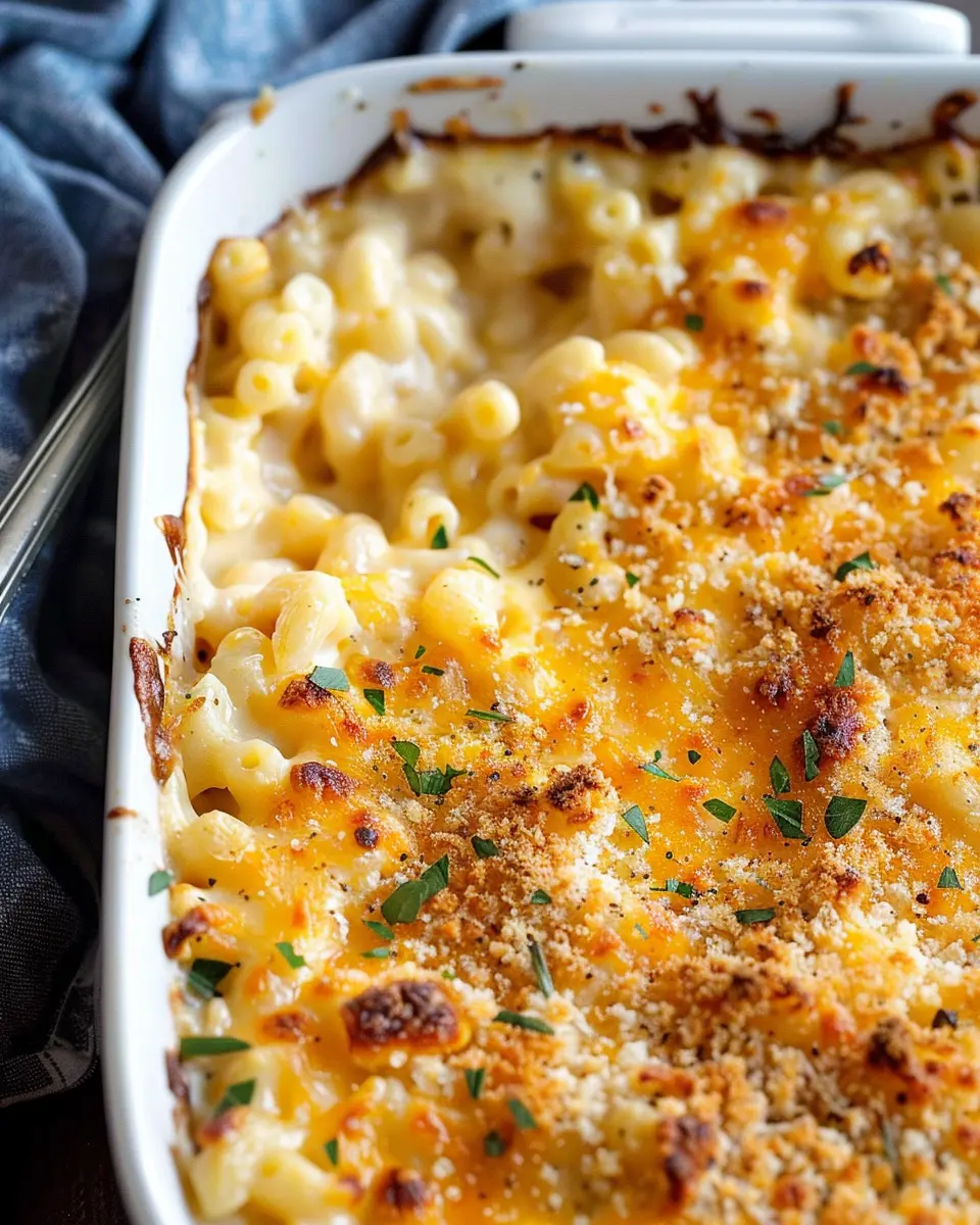 creamy baked mac and cheese