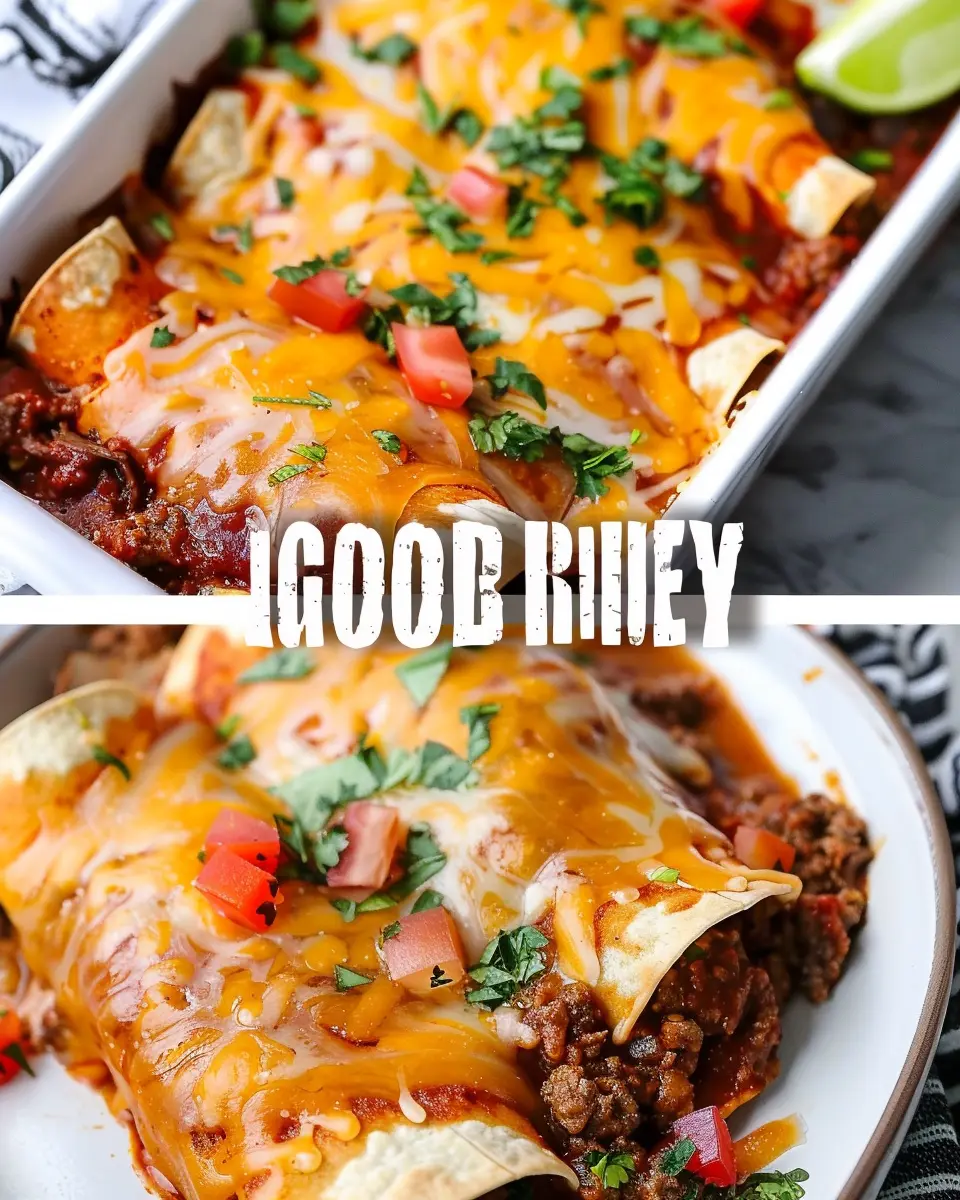 easy ground beef enchiladas